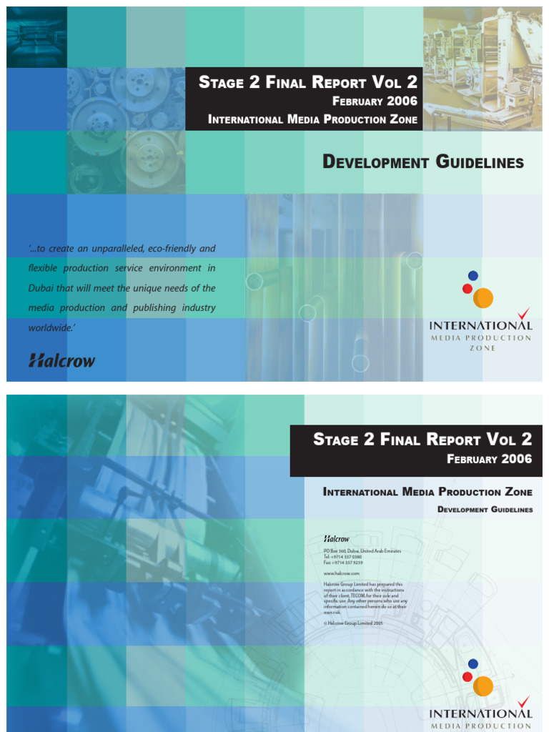 International Media Production Zone Guidelines | PDF | Window | Wall