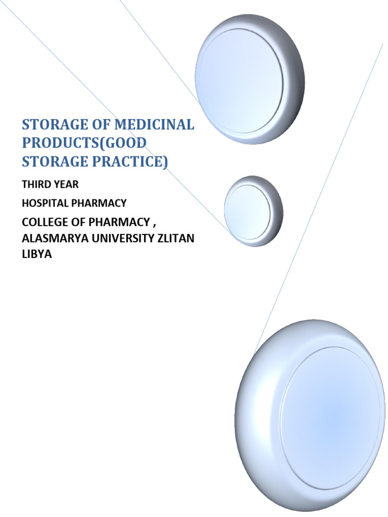 Good Storage Practice | PDF | Refrigerator | Chemistry