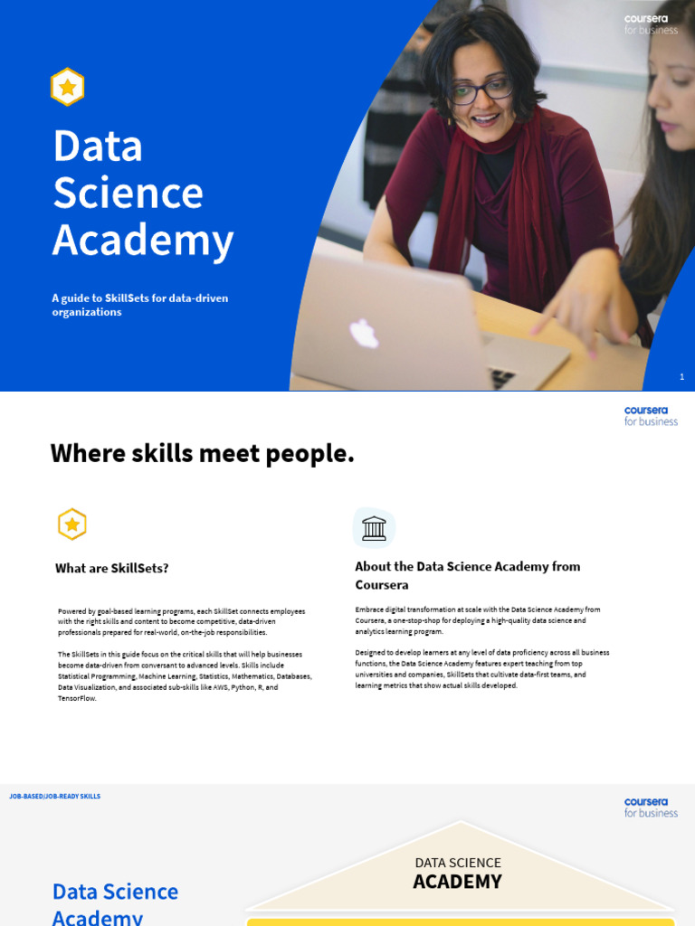 Coursera GA DSA Target SkillSets 2020 Ebook | PDF | Data Science ...