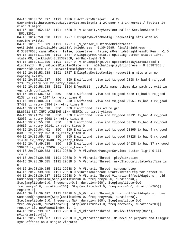 Log | PDF | Software | Operating System Families