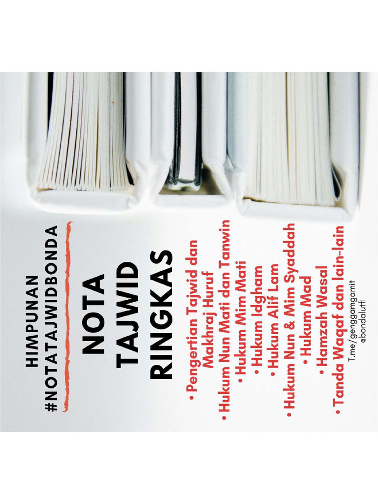Nota Tajwid Ringkas | PDF