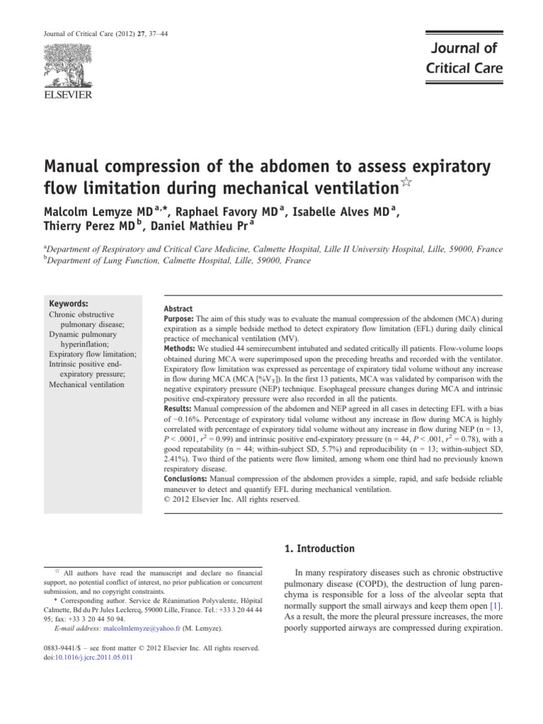 Compresión Abdominal | PDF | Exhalation | Intensive Care Medicine