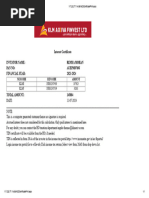 Monthly Interest Certificate Template | PDF