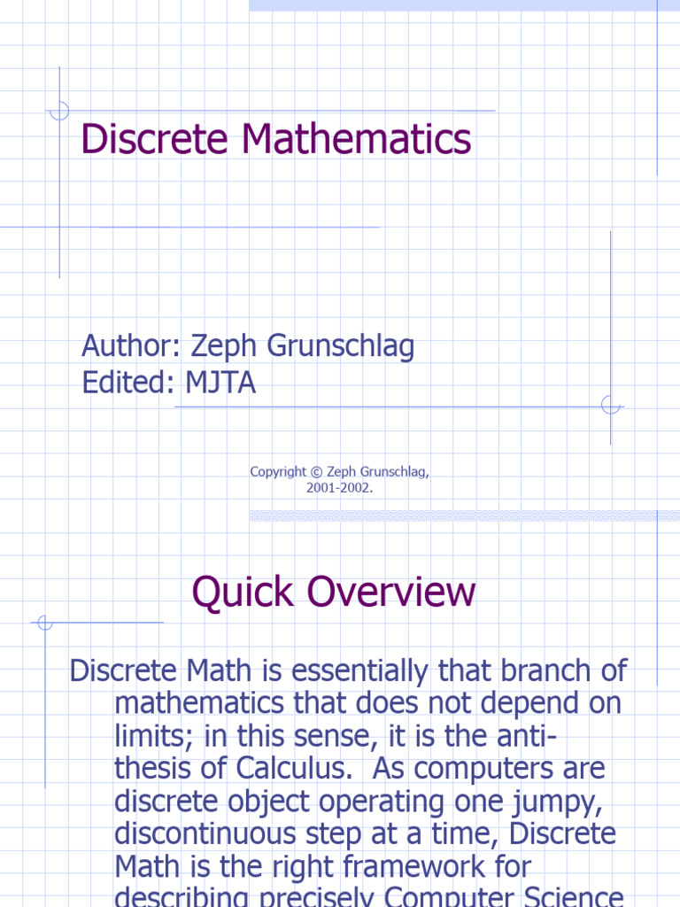 Lecture 1 Discrete Mathematics | PDF | Proposition | Truth Lecture 1 Discrete Mathematics | PDF | Proposition | Truth