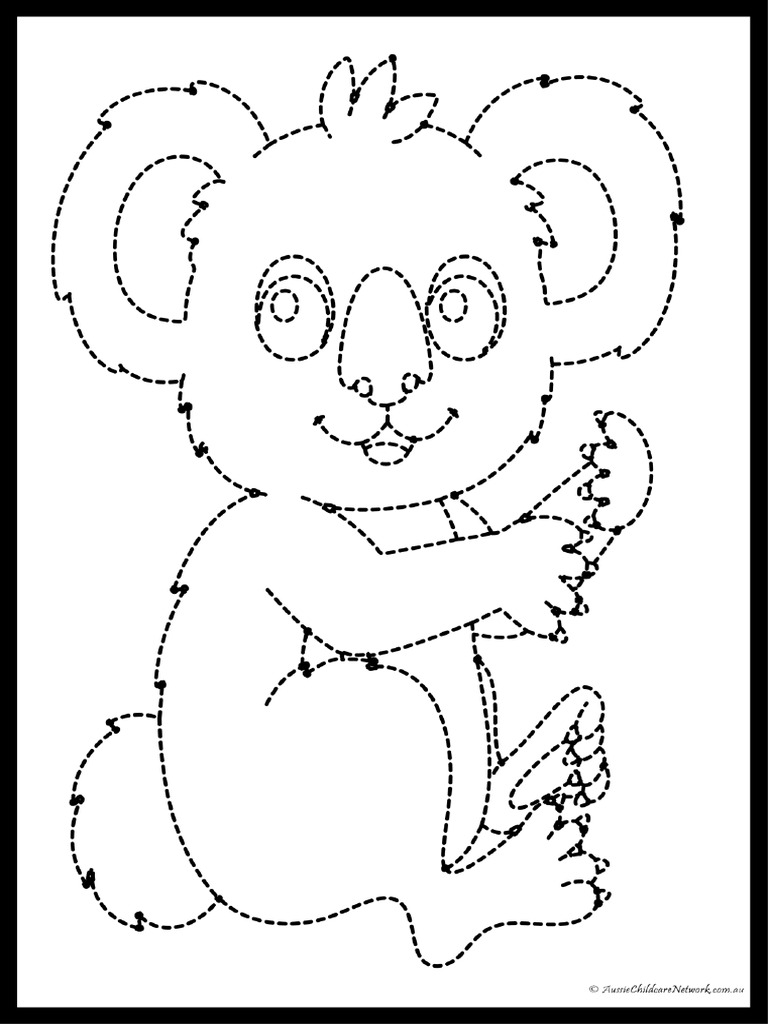 Wild Animals Tracing Worksheet 5 | PDF