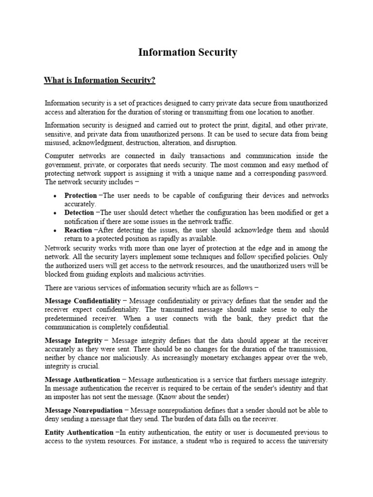 Lecture #01 | PDF | Information Security | Security