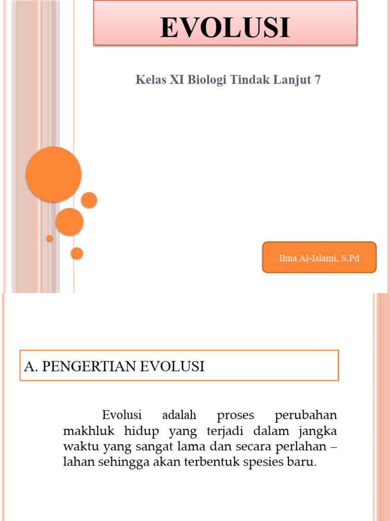 Evolusi - PPT - Revisi | PDF