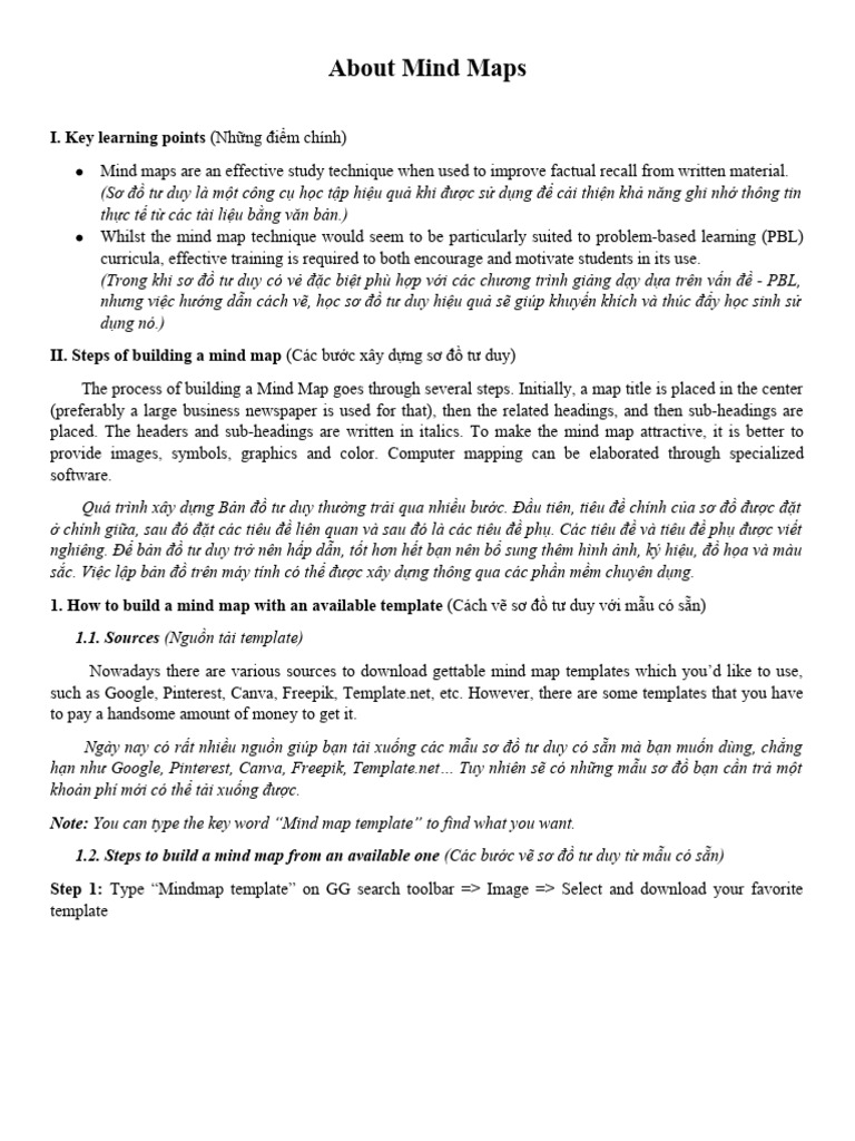 About Mind Maps | PDF