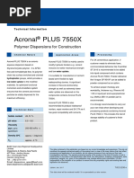 Acronal S 790 Technical Data Sheet | PDF | Paint | Materials