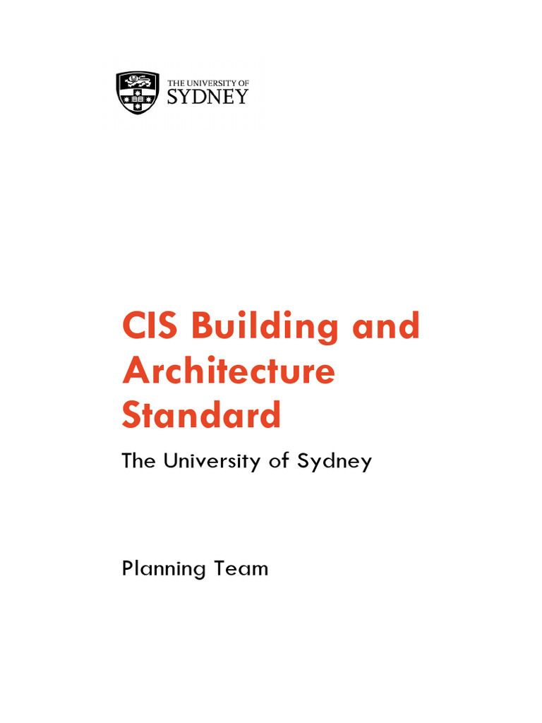 CIS Building and Architecture Standard 001 - FINAL | PDF | Sustainable ...