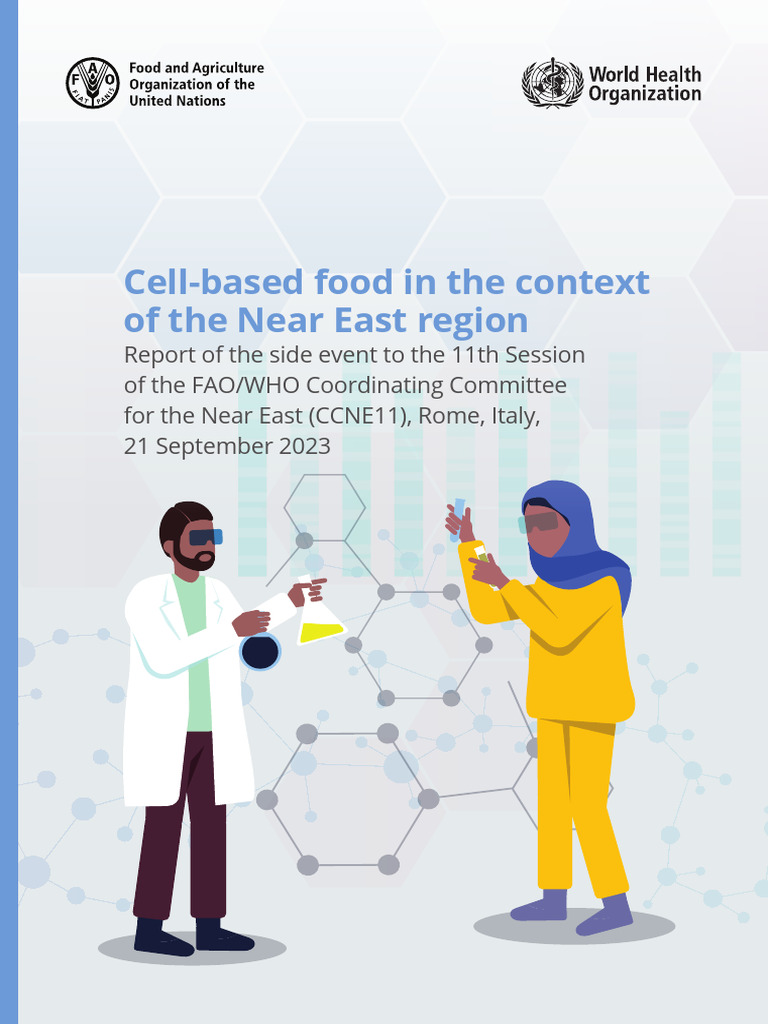 WHO FAO - Cell Based Food in Context of Near East Region | PDF ...