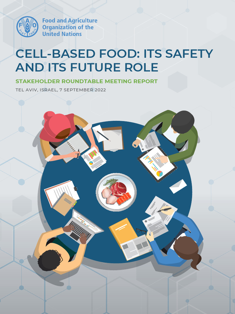 FAO - Cell Based Food - Its Safety & Its Future Role | PDF | Tissue ...