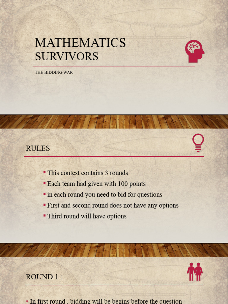 Mathematics Survivors | PDF | Mathematics