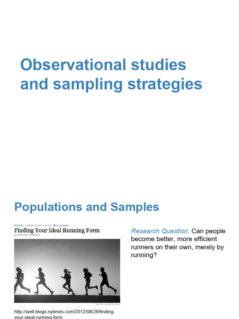 Observational Studies and Sampling Techniques | PDF | Sampling (Statistics) | Opinion Poll