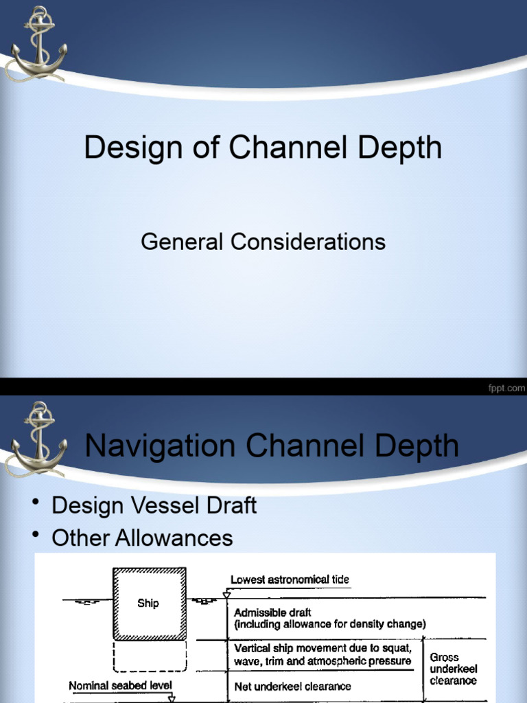 Channel Depth Design Considerations | PDF | Social Science | Home & Garden