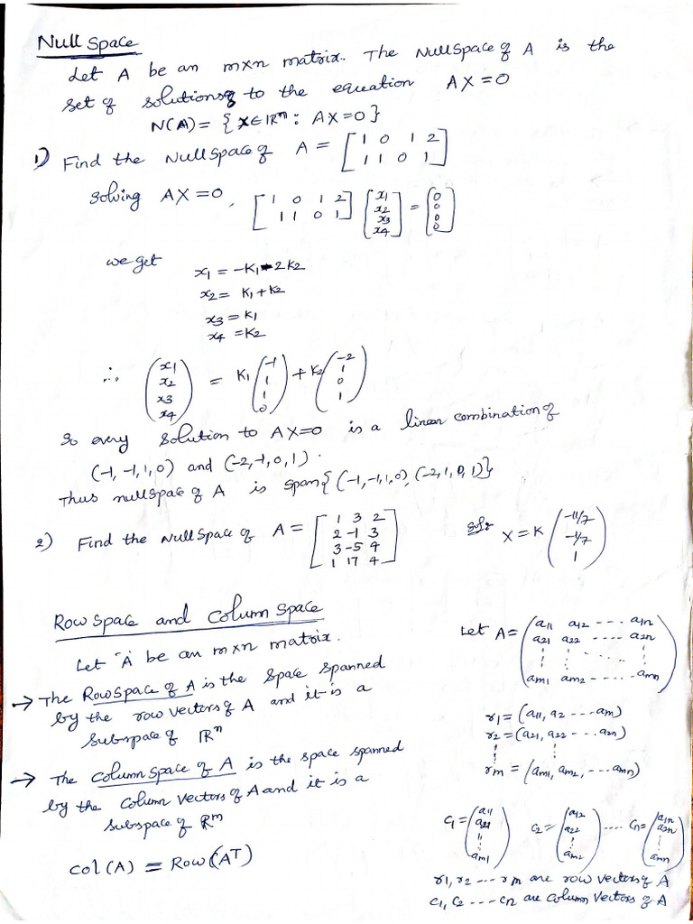 Unit-4 (Vector Spaces) Online Classes | PDF