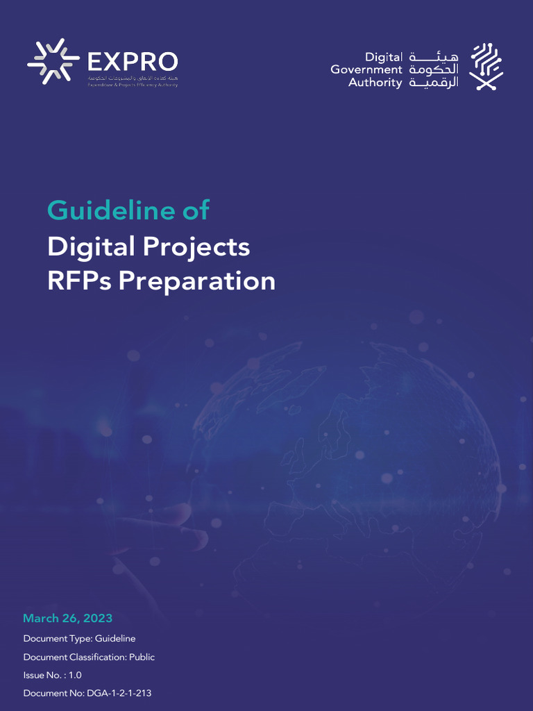 Guideline of Digital Projects RFPs Preparation - V1.0 | PDF | Request ...