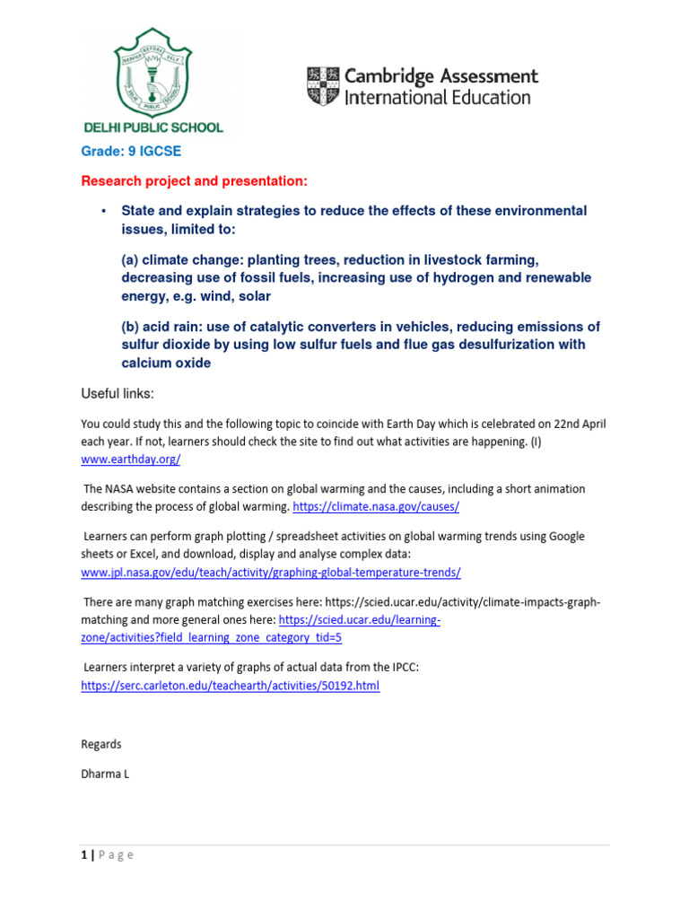 environmental issues_Research project and presentation | Download Free ...