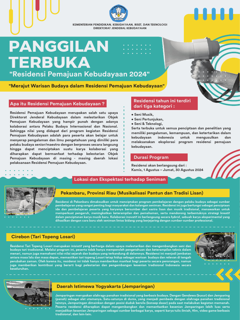 Flyer Pendaftaran Residensi 2024 | PDF