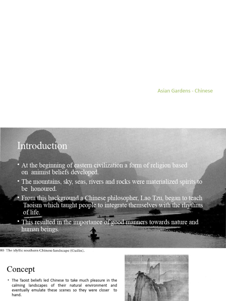 Chinese Garden Design Principles | PDF | Gardens | Landscape