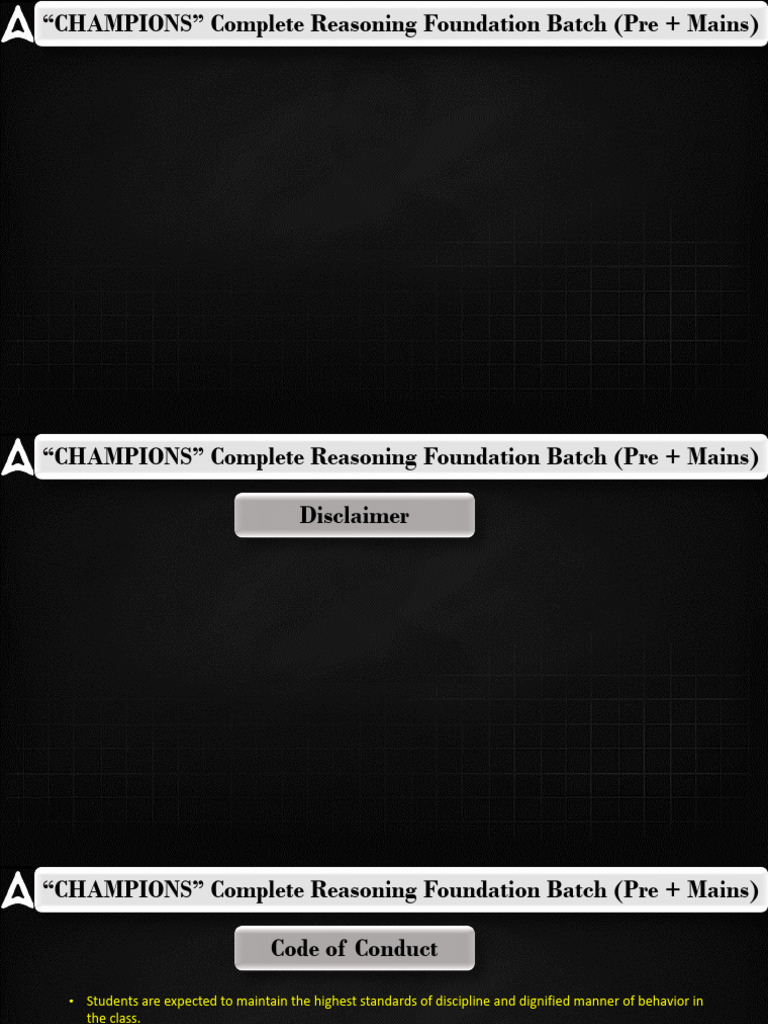 Reasoning Syllabus | PDF | Reason | Logic