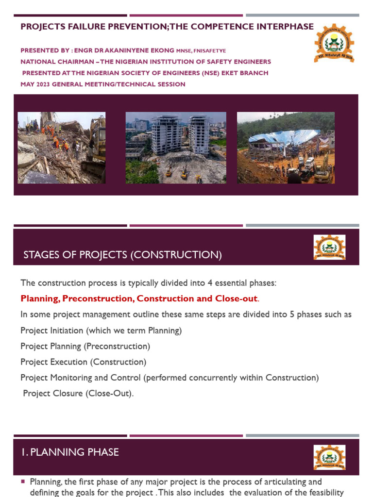 Preventing Construction Project Failures | PDF | Occupational Safety ...