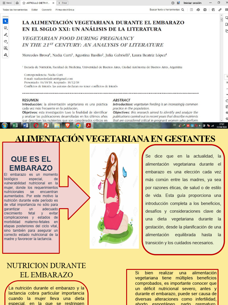 Almentacion Vegetariana | PDF | Vegetarianismo | El embarazo