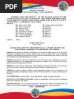 Resolution For Appointment of SK Treasurer | PDF