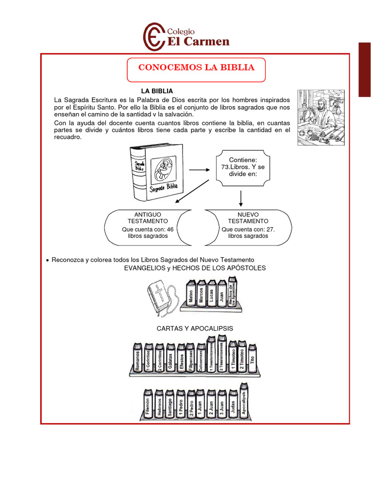 Ficha - La Biblia | PDF | Biblia | Textos Religiosos
