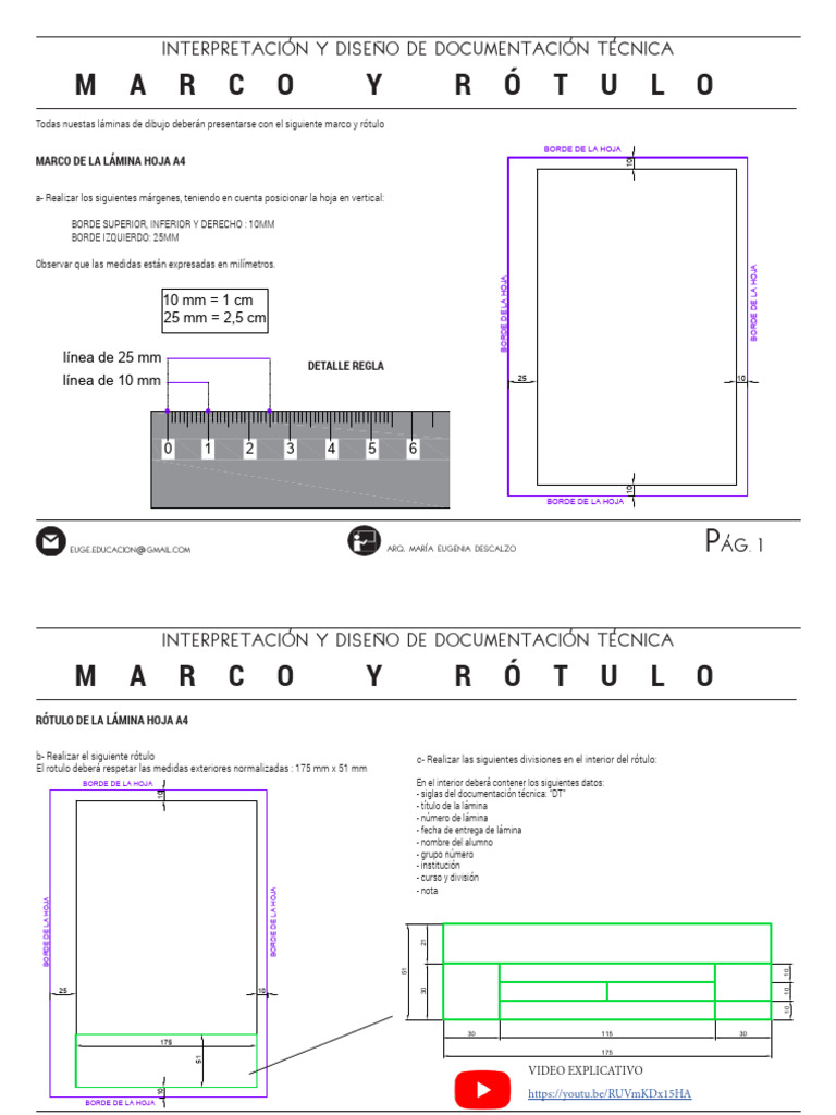 Marco y Rotulo | PDF