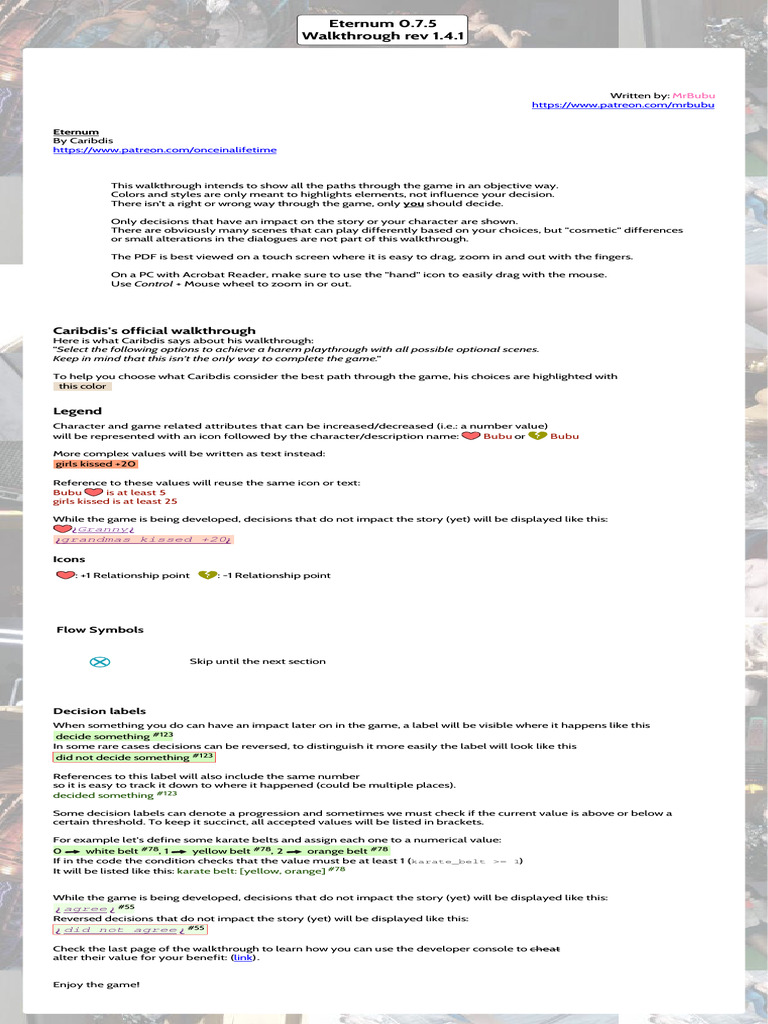 Eternum-0 7 5 - Walkthrough-Rev-1 4 1 | PDF