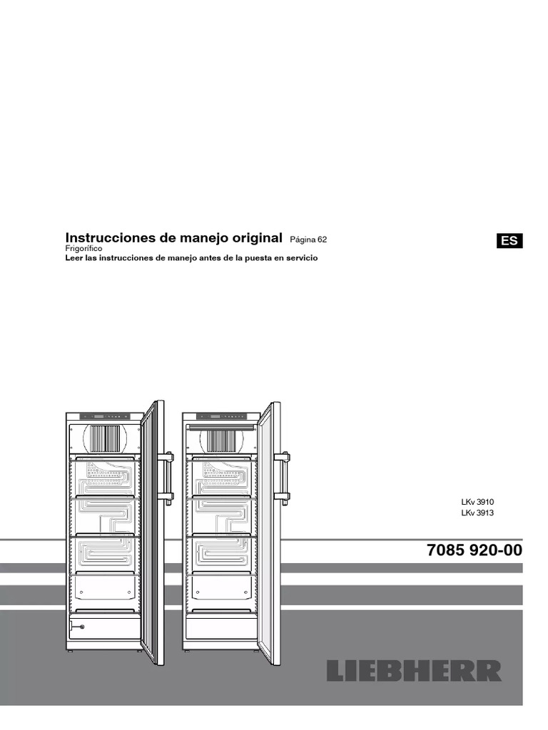 Instrucciones LKv 3910 y LKv 3913 | PDF