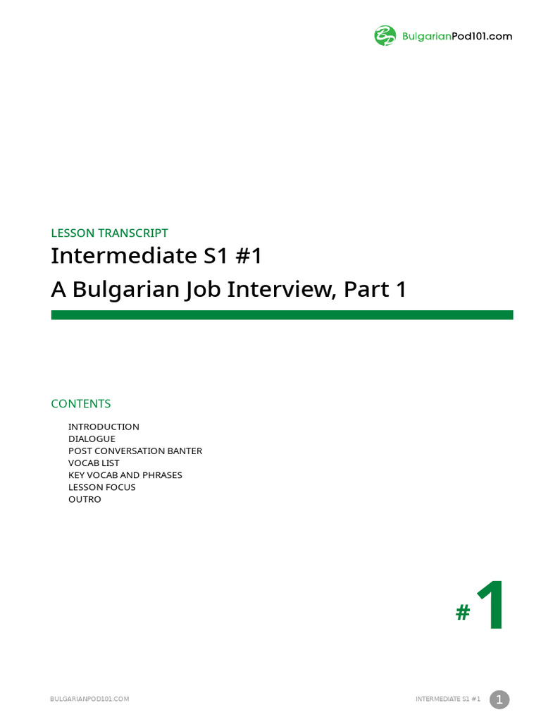 Bulgarian Pod Interviste Pune | PDF | Grammatical Gender | Pronoun