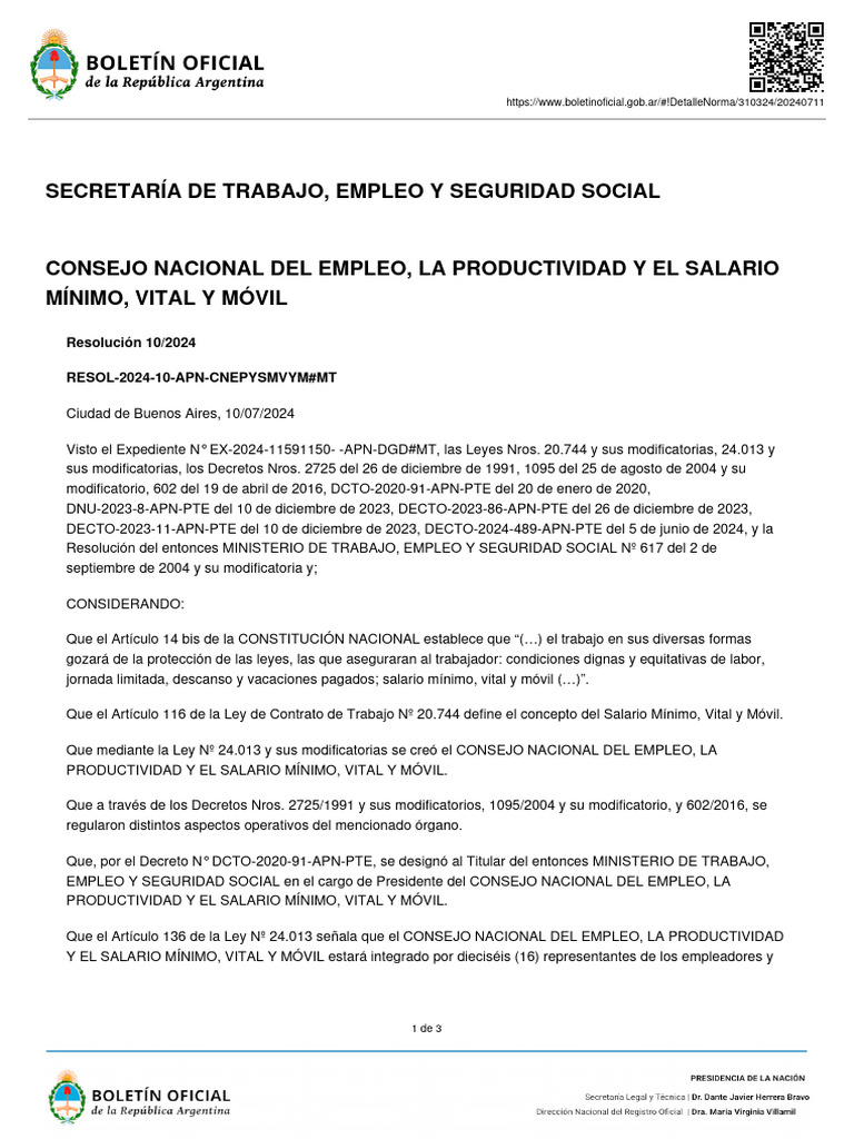 Secretaría de Trabajo, Empleo y Seguridad Social Consejo Nacional Del Empleo, La Productividad y ...