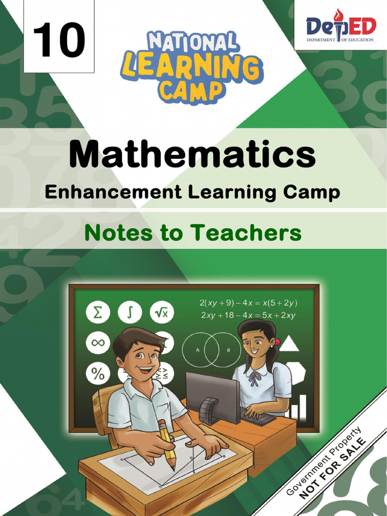 Math 10 Teacher Note | PDF | Equations | Geometry