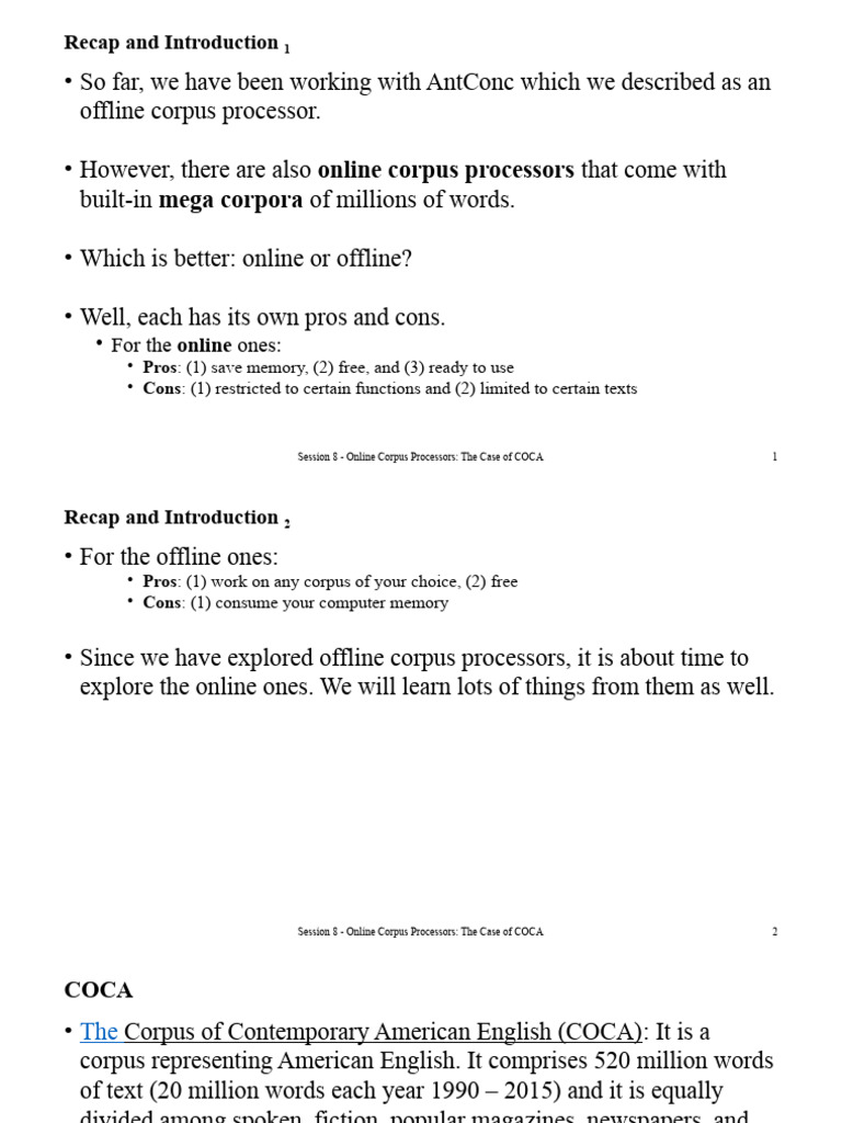 COCA | PDF | Part Of Speech | Noun