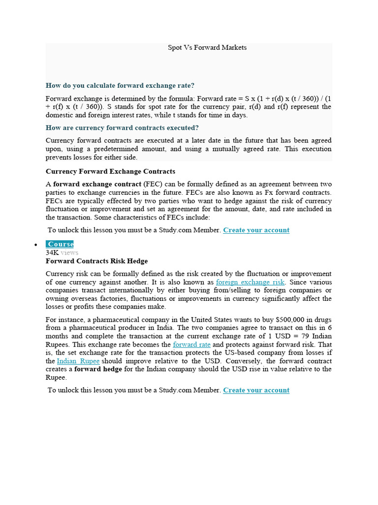 1) Unit I Question | PDF | Foreign Exchange Market | Order (Exchange)