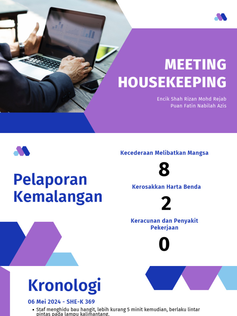 Slide Meeting Housekeeping Mei | PDF | Bisnis | Sains & Matematika