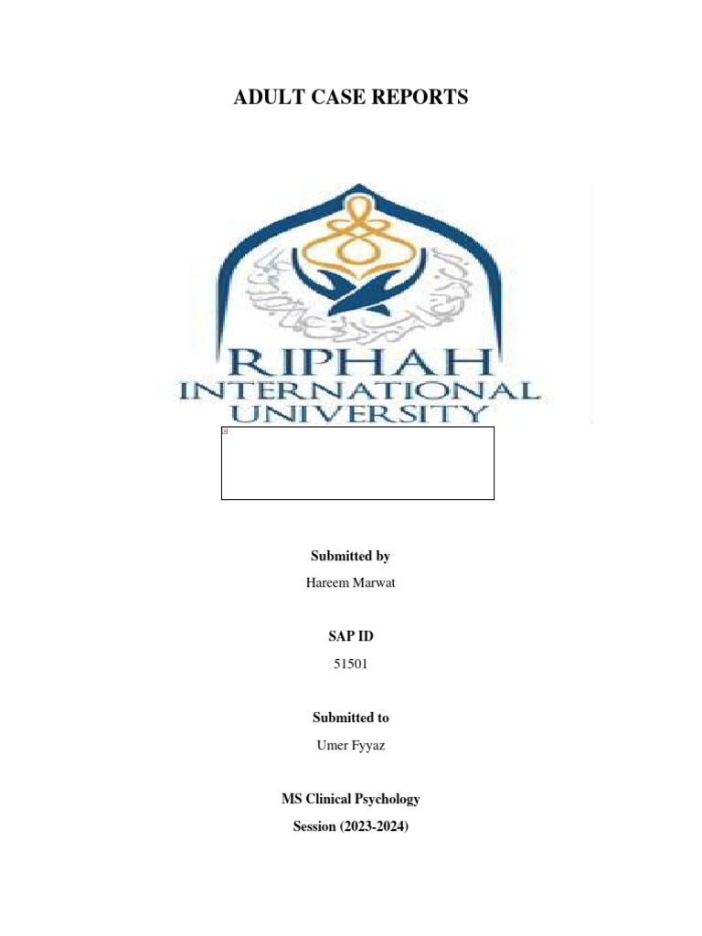 Hareem | PDF | Anxiety | Cognitive Behavioral Therapy