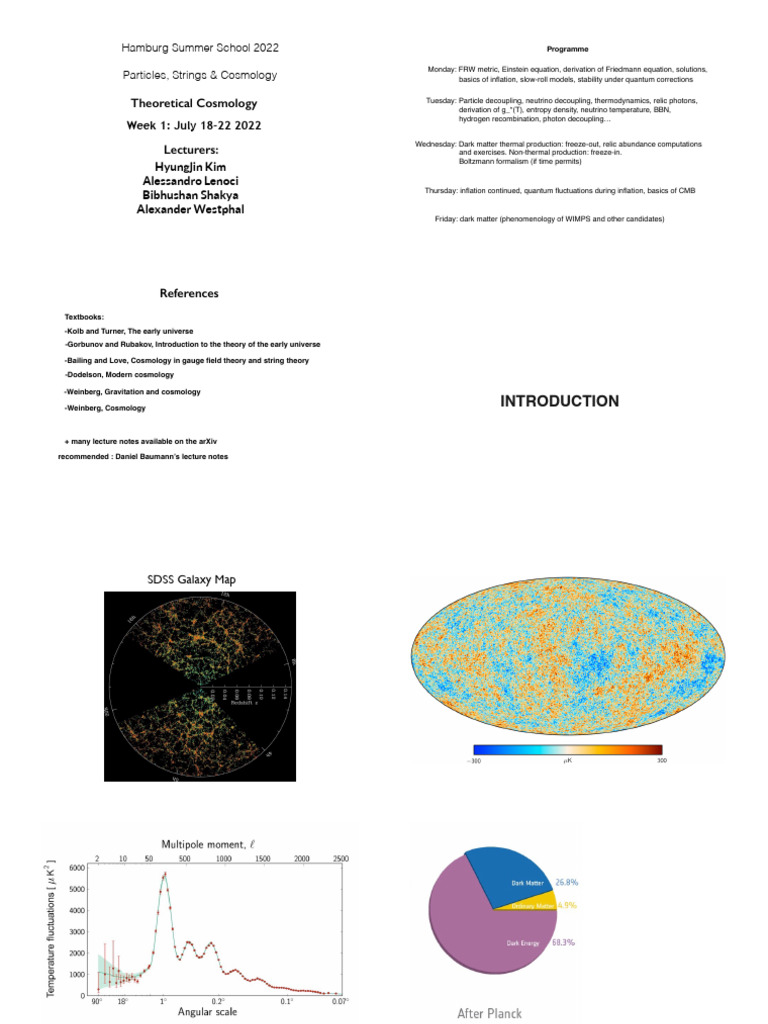 Cosmology 1 | PDF | Physical Cosmology | Chronology Of The Universe