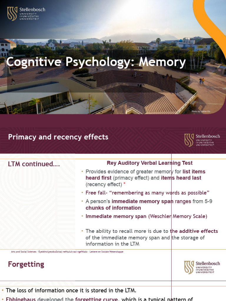 Week 2 Lectures Psyc 114 Memory | PDF | Recall (Memory) | Long Term Memory