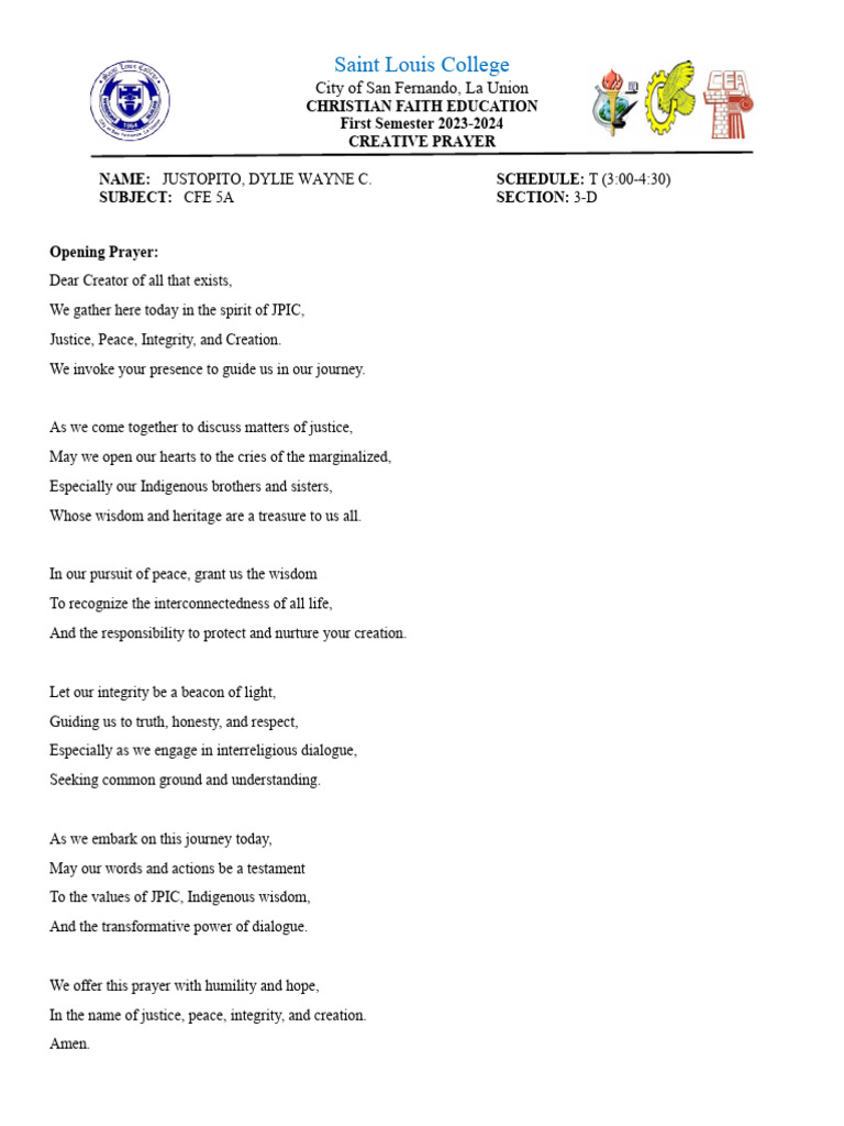 Creative Prayer | PDF