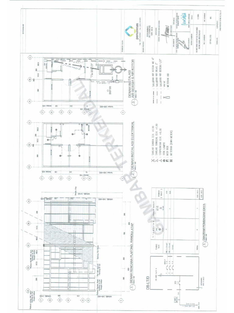 Gamabar Denah Elektrikal | PDF