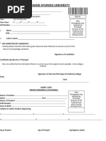 Study and Conduct Certificate | PDF