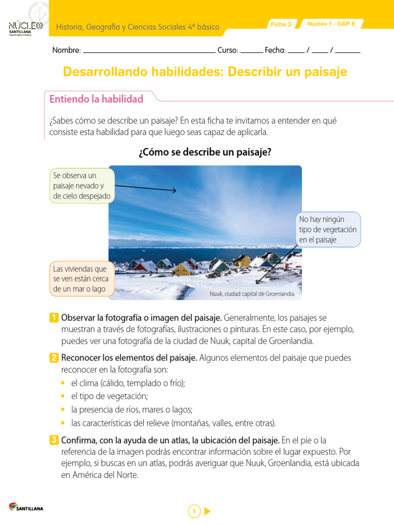 Cómo describir un paisaje efectivamente | PDF | Clima | Paisaje