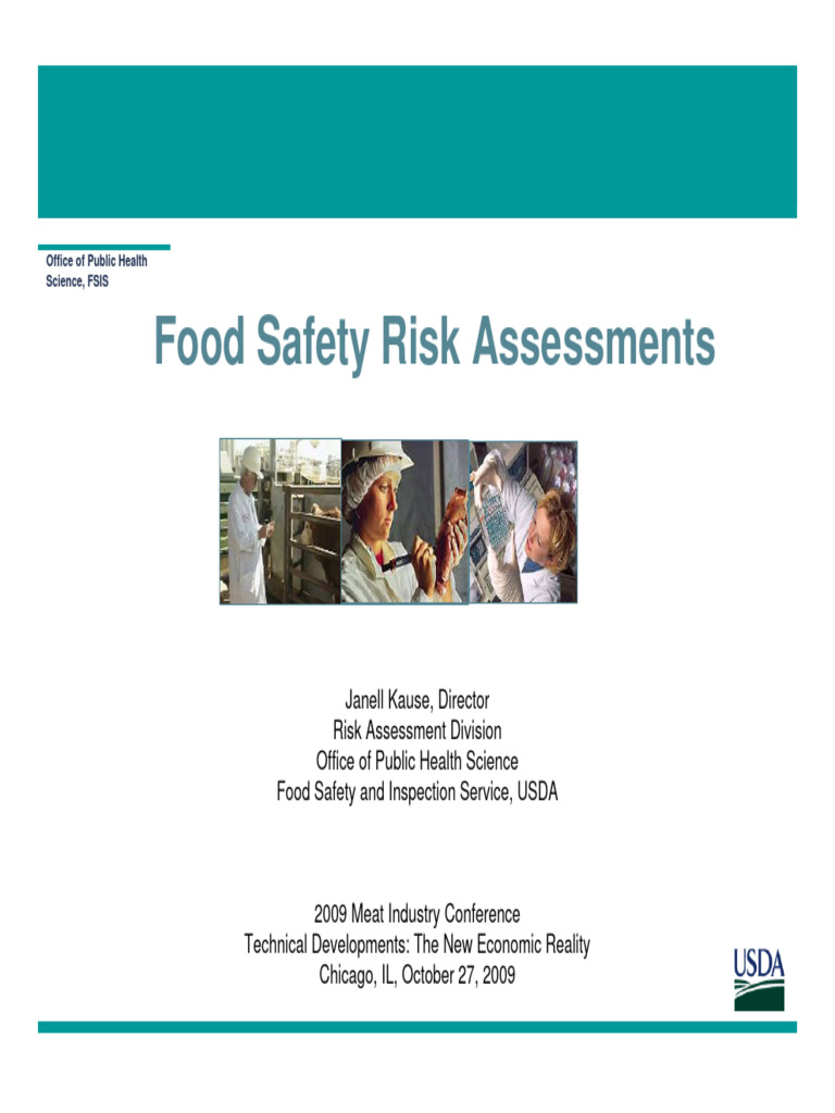 Food Safety Risk Assessment Overview | PDF | Risk Assessment | Food Safety