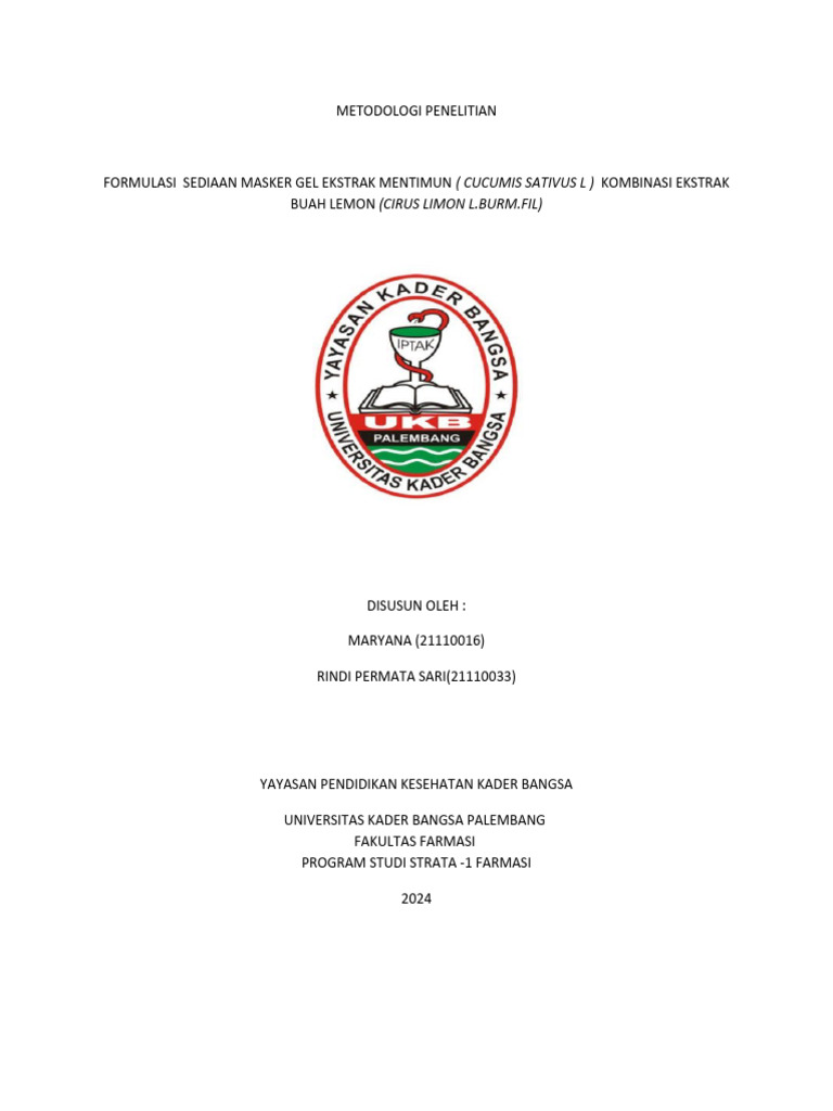 Metodologi Penelitian | PDF | Sains & Matematika | Teknologi & Rekayasa