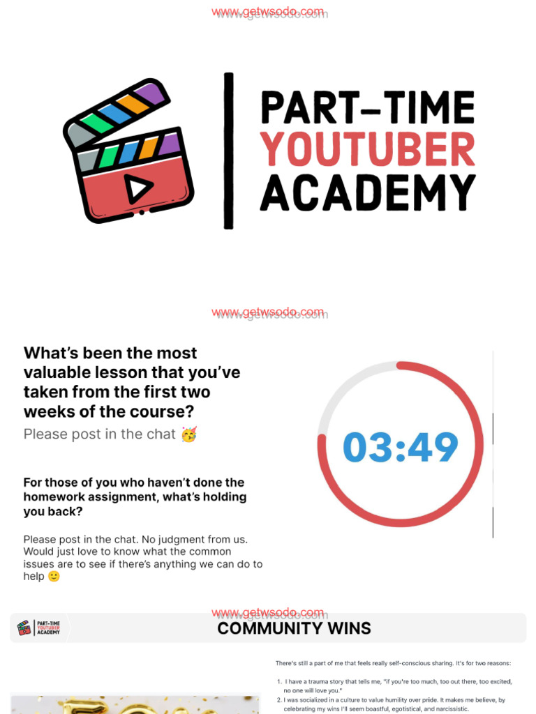 5 Part Time Youtube Academy | PDF