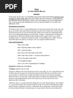 NCERT Book For Class 9 English Poem Wind 250411 210017 | PDF | Poetry