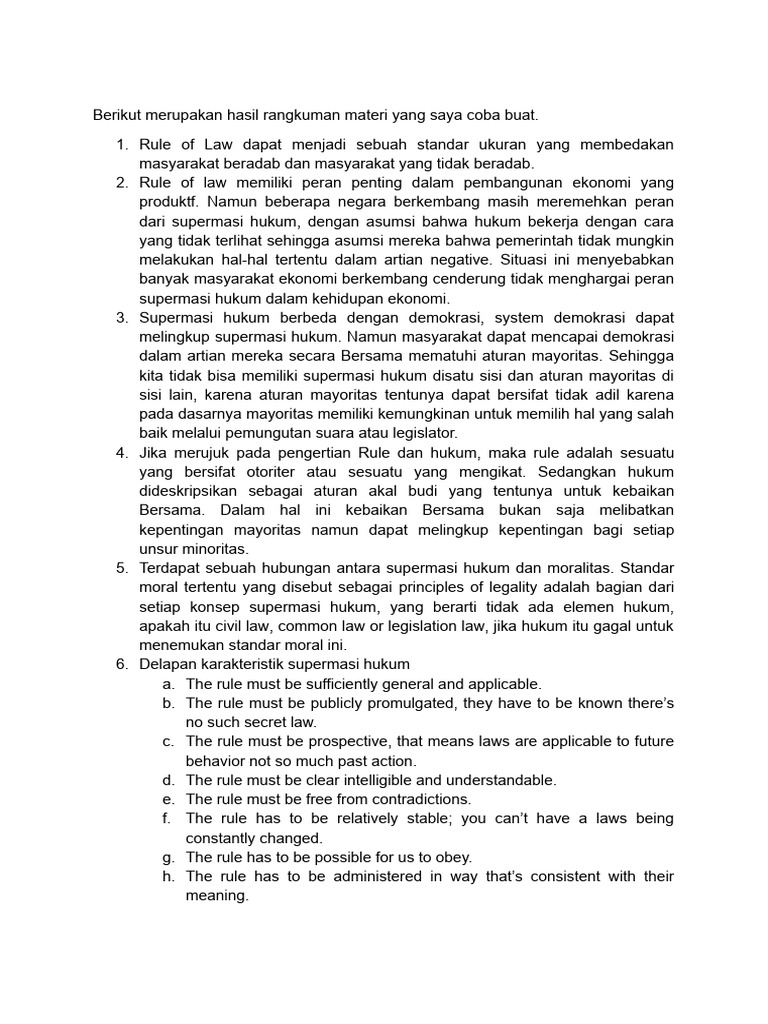 Rule of Law | PDF